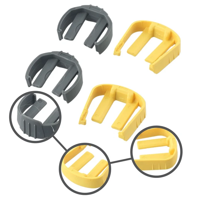 LOCK YOUR QUICK Connector with Yellow and Grey C Clips For Karcher K2 ...