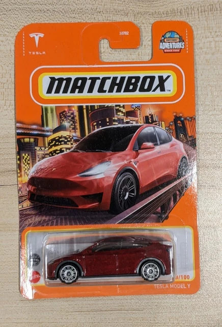 MATCHBOX TESLA MODEL Y Red #18 18/100 2022 Basic Car £4.97 - PicClick UK
