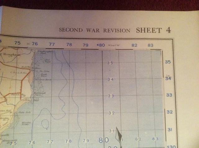 WW2 1940 BATTLE of Britain British Wartime Military Map Alnwick ...