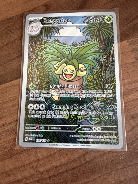 POKEMON TCG MEGA Evolution - Exeggutor 135/132 - Illustration Rare £10. ...