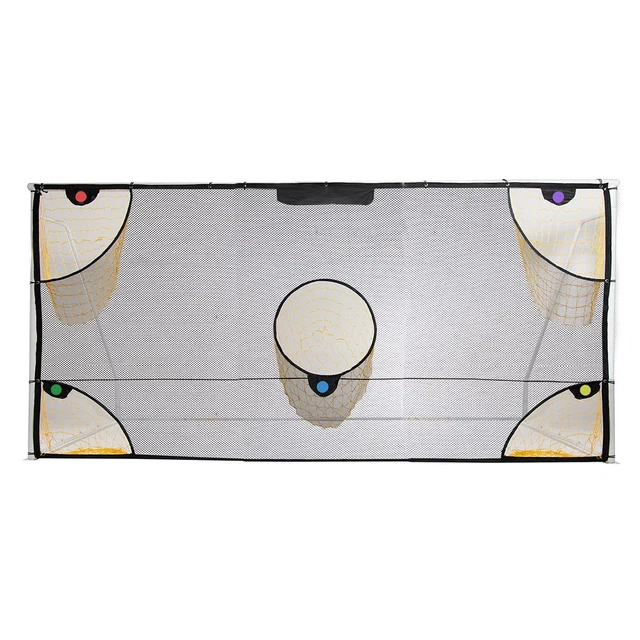 PODIUMAX SOCCER GOAL Target Net with Highlighted Scoring Zones 5-a-side ...