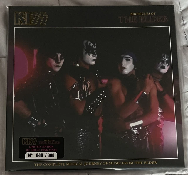 KISS KRONICLES OF The Elder 4 LP Limited Edition Pink Disc Box Set*RARE ...