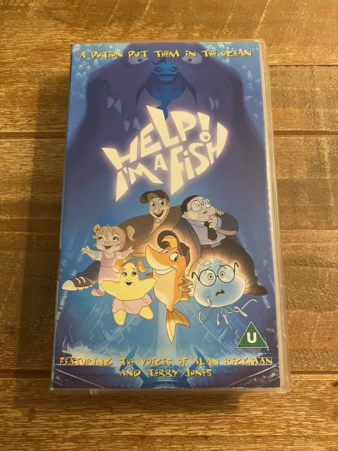 HELP! I’M A Fish VHS Video Featuring The Voices Of Alan Rickman & Terry ...