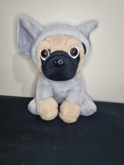 LARGE PLUSH TOYS 8" Pug Dog in 7 Costumes Cuddly Soft Toy Teddy Plush Animal £8.00 - PicClick UK