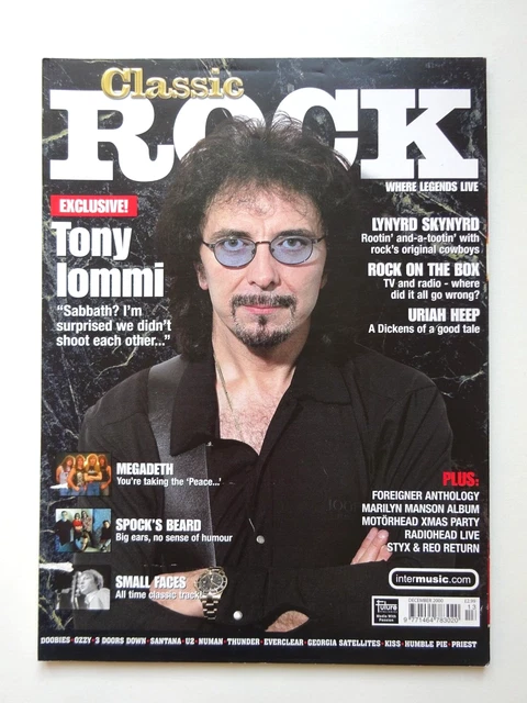 CLASSIC ROCK MAGAZINE TONY IOMMI (Black Sabbath) Cover/Feature - No.21 ...