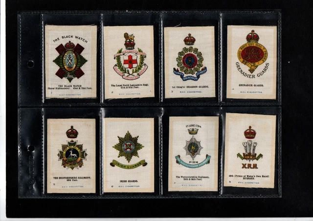 *CRESTS & BADGES OF THE BRITISH ARMY*Full Set of 108-B.D.V.-SILK ...