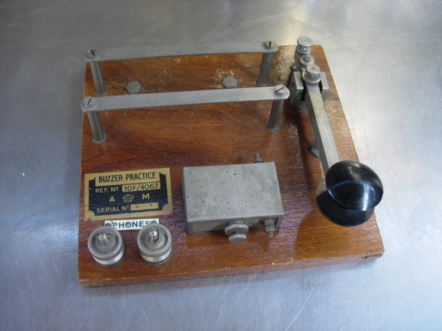 ORIGINAL RAF AIR Ministry Morse Key Buzzer Practice AM Ref 10F/4067 £38 ...