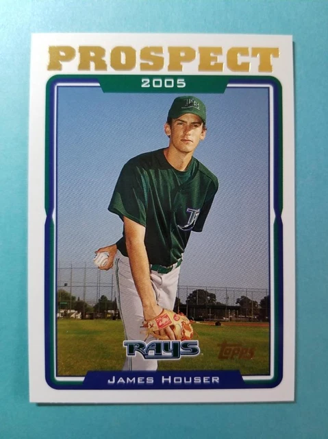 JAMES HOUSER - Rc Rookie #Uh96 Tampa Bay Rays - 2005 Topps Mise À Jour ...