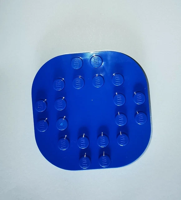 LEGO 66789 BLUE Plate Modified 6x6 Rounded Corners 4 Feet Super Mario ...