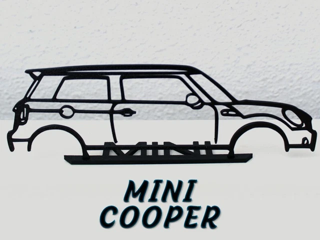 MAQUETA MINI COOPER Silueta 20cm EUR 12,00 - PicClick FR