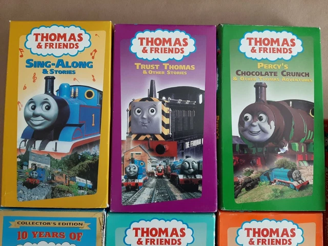 LOT OF 7 VHS Tapes Thomas the Tank Engine and Friends Stories Kids ...