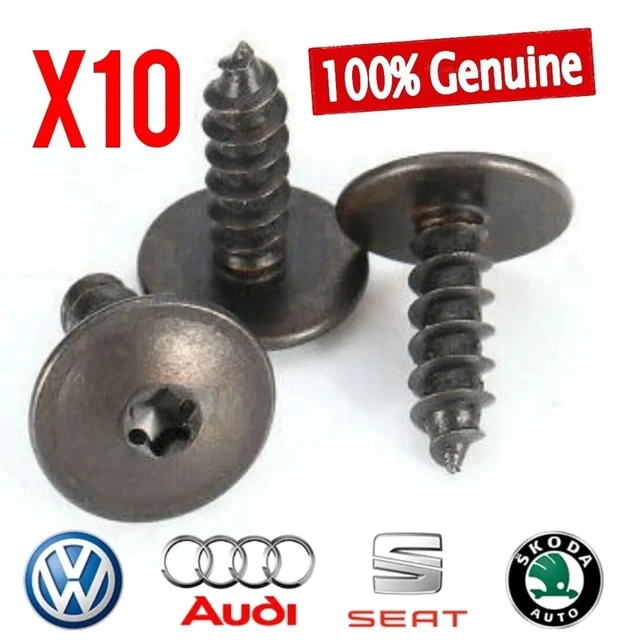 VW GOLF MK4 Mk5 Mk6 Seat Leon Cupra Fr Skoda T25 Torx Screws 10 Pcs ...
