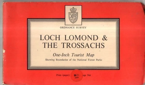 LOCH LOMOND & The Trossachs. One-Inch Tourist Map : Ordnance Survey £5. ...