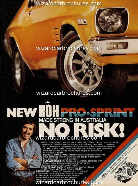 1974 HOLDEN HQ Monaro Gts 350 2 Door A3 Poster Ad Sales Brochure $14.85 ...