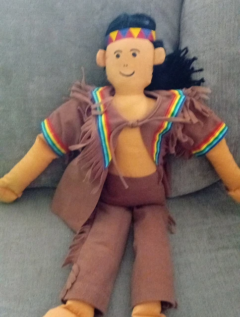 IKEA NATIVE AMERICAN Indian Boy, Plush Soft Toy, Size 19” £9.99 ...