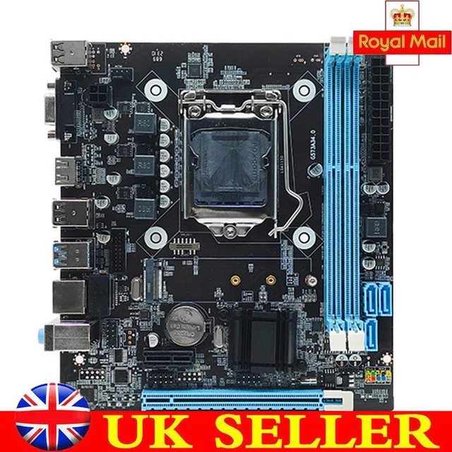 H81 MOTHERBOARD 2 X 240-pin DDR3 SDRAM Slot Micro-ATX LGA1150 16GB I/O ...