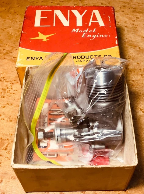 VINTAGE ENYA 19-5 TV, PB FISE, model aeroplane, airplane engine. $89.00 ...