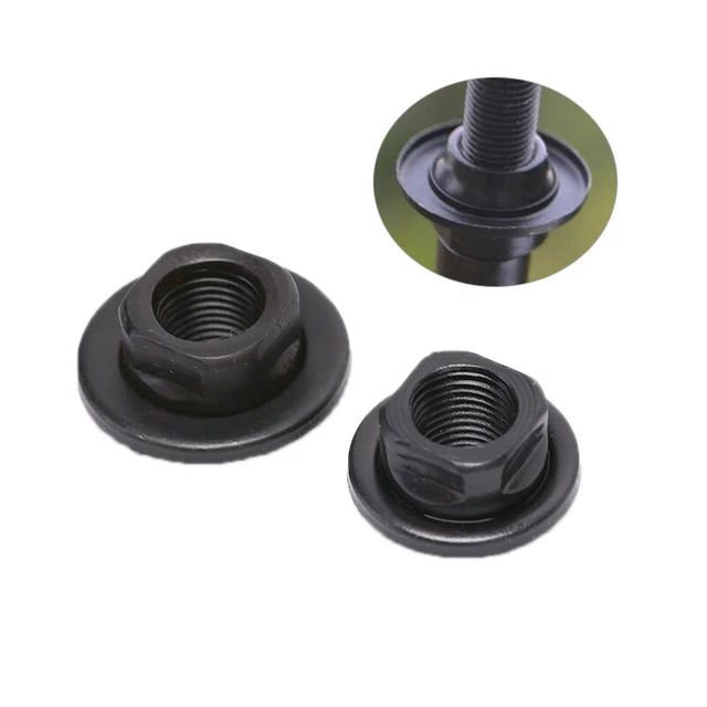 BICYCLE HUB NUT Fixed Gear Front Rear Axle Screw S/L Shaft Supplies ...