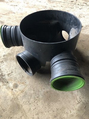 UNDERGROUND DRAINAGE INSPECTION Chamber Base Round Manhole Drain Cover ...