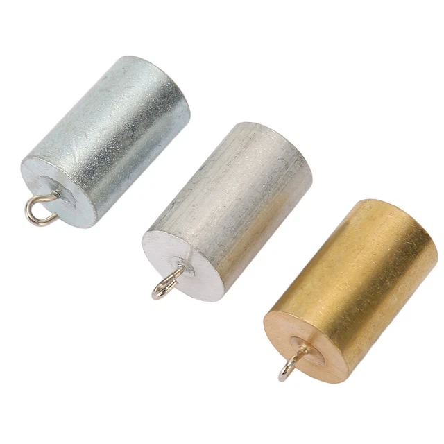 3PCS METAL DENSITY Blocks Iron Aluminium Cylinder Style Cylinders Tools ...