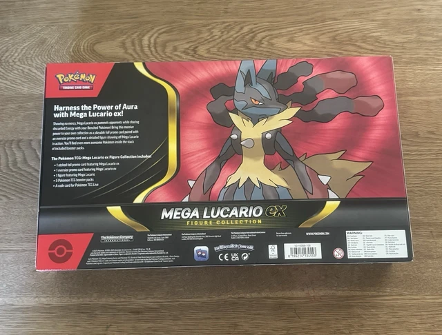 POKÉMON TCG MEGA Evolution Mega Lucario EX Figure Collection Box in ...