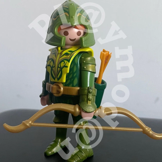 PLAYMOBIL 6840 GUERRIER Vert Arc Flèches Combattant Serie 10 By Pl@ymod ...