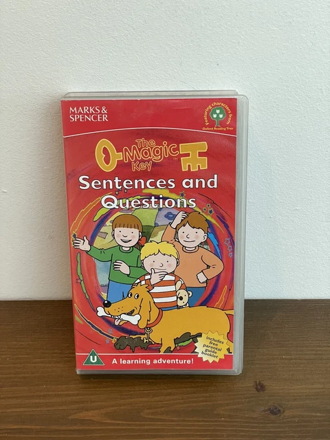 THE MAGIC KEY - VHS VIDEO - SENTENCES AND QUESTIONS - RARE - Learning ...