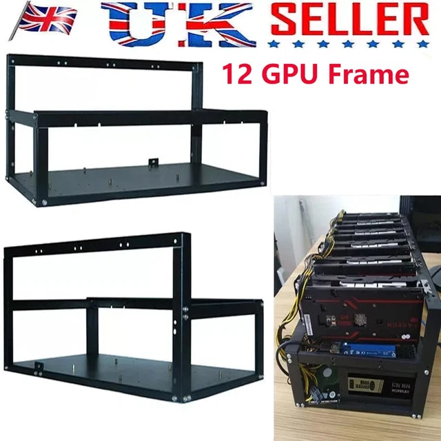 12 GPU RIG Open Chassis Mining Frame Structure Open Frame Miner Mining ...