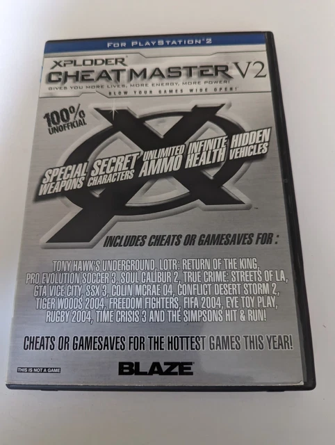 BLAZE XPLODER V2 per PLAYSTATION 2 PS2 cheat system per GTA VICE CITY ...