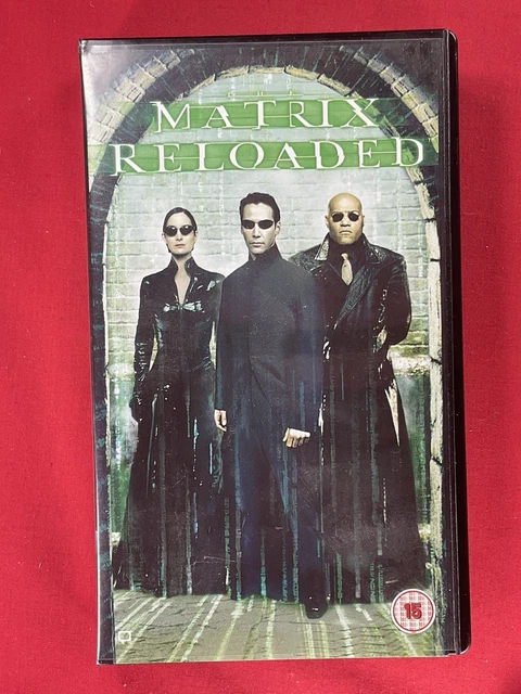 THE MATRIX RELOADED VHS 2003 Keanu Reeves, Laurence Fishburne, Carrie ...