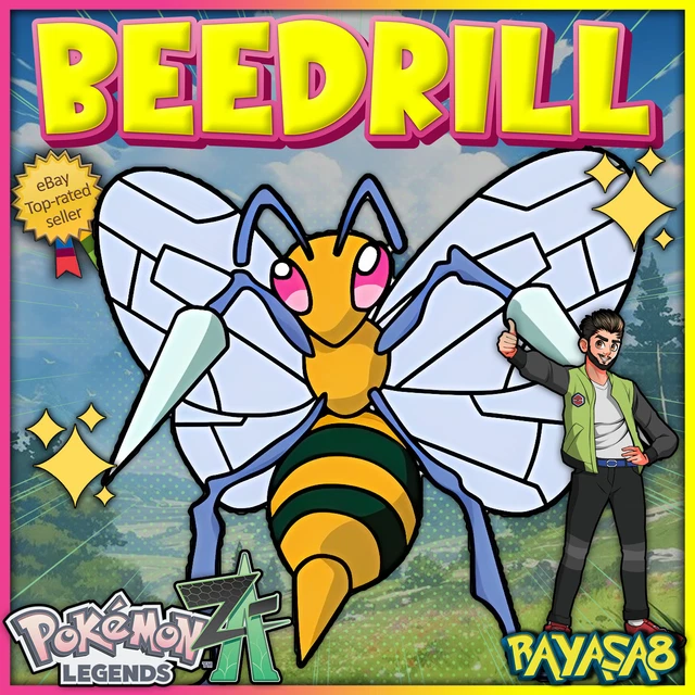 BEEDRILL POKÉMON LEGENDS ZA 6IV Best Stats Home🌟 Mega Evolution... $3. ...