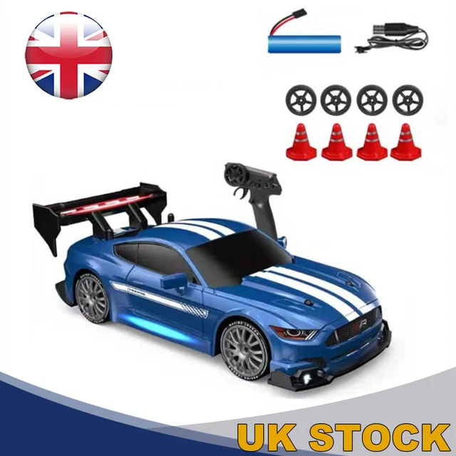 REMOTE CONTROL RACING Car High Speed RC Drift Vehicle Mustang 4WD Kids ...