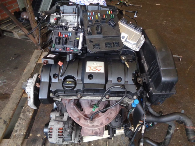 CITROEN C2 VTS 1.6 16V Complete Engine & Loom Ecu Bcm Clocks Alloy ...