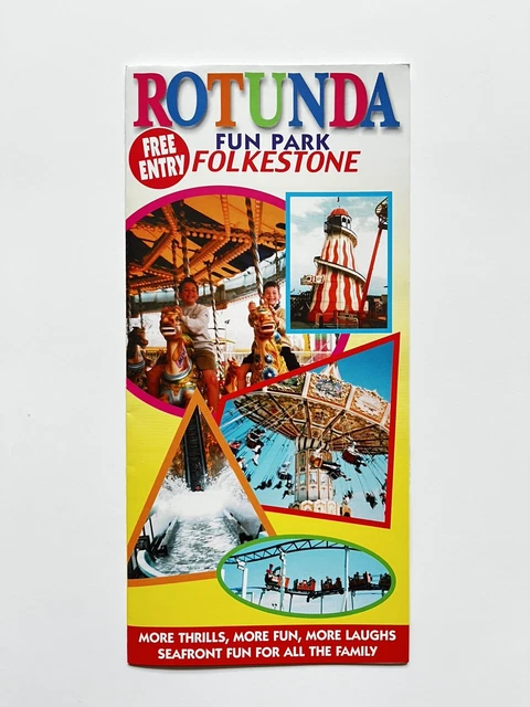 ROTUNDA FUN PARK, Folkestone, 2000’s Leaflet. Fairground. Amusement ...