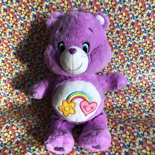 CARE BEARS -BEST Friend Bear - Purple 14" Plush Soft Toy-Just Play £8. ...