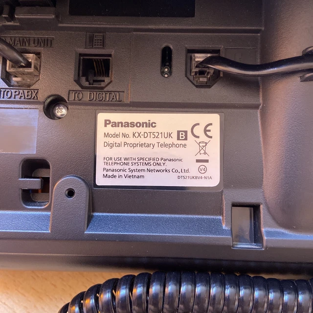 PANASONIC KX-DT521UK CORDED Phone KX-DT521 Read Description £14.95 - PicClick UK