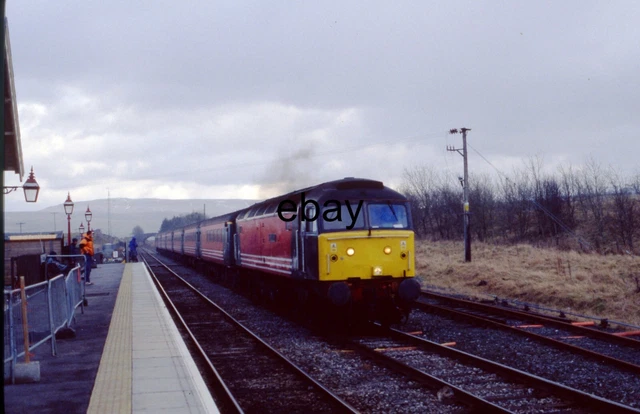 35MM RAILWAY SLIDE - Diesel Electric Loco Class 47. 47841 @ Ribblehead ...