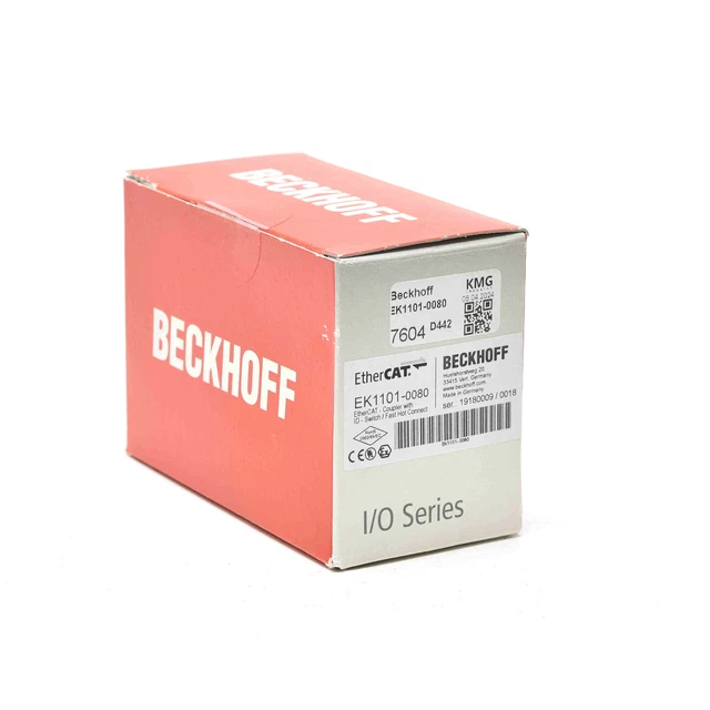 BECKHOFF EK1101-0080 ACCOPPIATORE EtherCAT con switch ID EK1101 -unsld ...