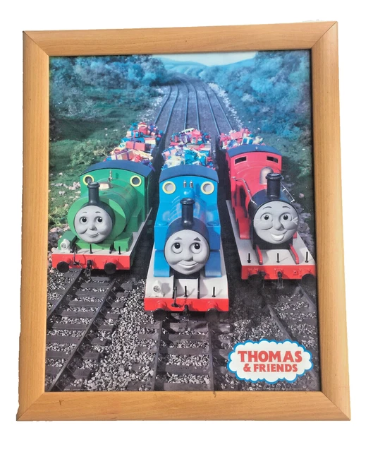 THOMAS THE TANK Engine Percy James carrying presents large framed ...