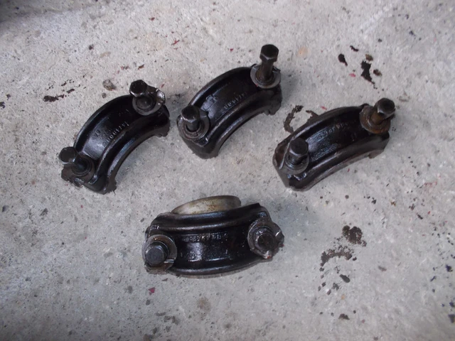 FARMALL M IH tractor ORIGINAL engine motor main rod caps cap w/ bolts ...