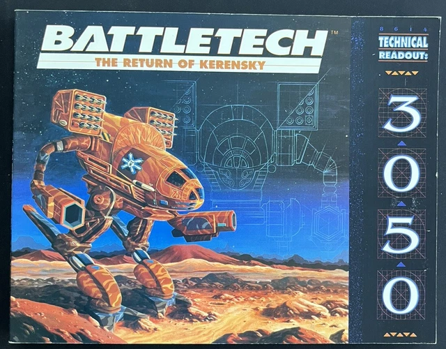 BATTLETECH TECHNICAL READOUT : 3050~Fasa Corporation~8614~1990 EUR 89 ...