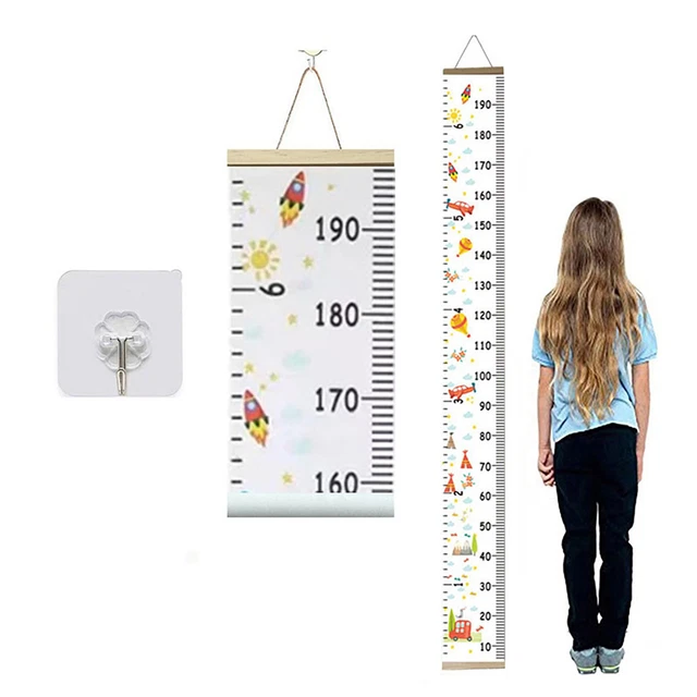 CHILDREN GROWTH CHART Height Hanging Kids Growth Chart Height for Boys ...