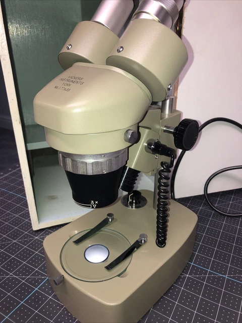 VICKERS INSTRUMENTS BINOCULAR Microscope No 177635 £215.00 - PicClick UK