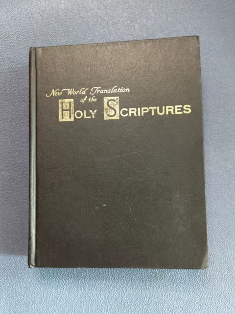 NEW WORLD TRANSLATION of the Holy Scriptures 1971 HB Watchtower ...