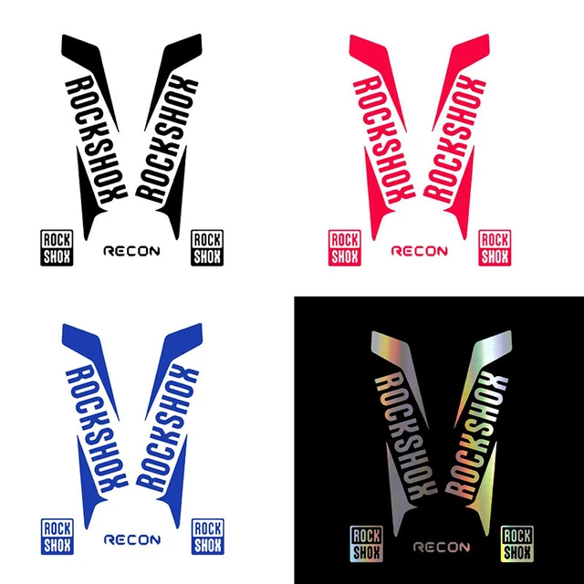 STICKERS MOUNTAIN BIKE Front Fork Decals Bike Stickers Bicycle Front ...