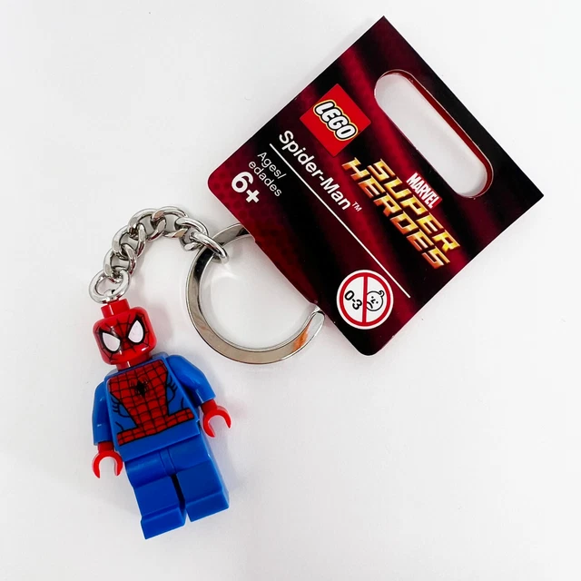 LEGO SPIDER-MAN MARVEL Super Heroes Keyring Keychain 850507 Brand New ...