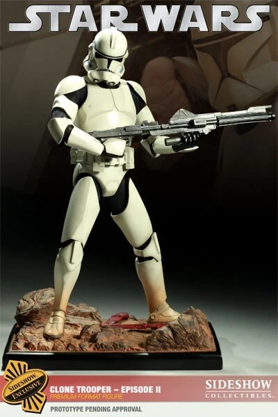 ULTRA RARE SIDESHOW Clone Trooper EXCLUSIVE Premium Format Star Wars ...