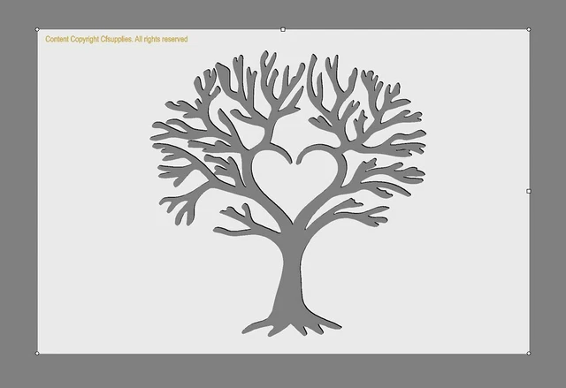 Mylar Stencil Tree Of Life 125 190 Micron A3 A4 A5 Sizes Eur 4 66