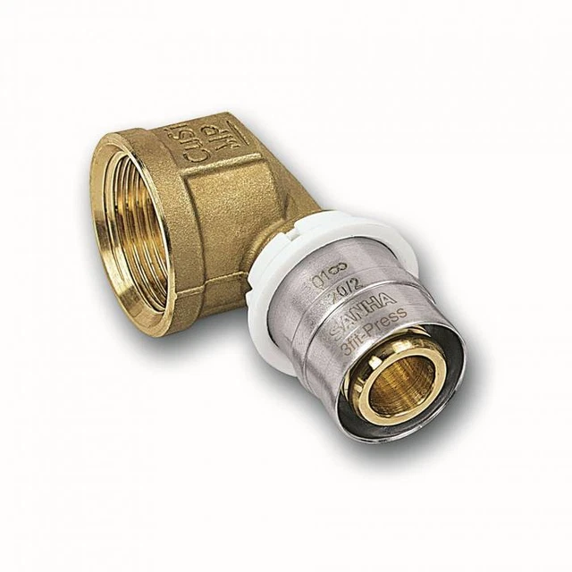 COMPOSITE EMMANCHEMENT RÉGULIER SANHA Angle 90° Avec IG 16 MM X 1/2 ...
