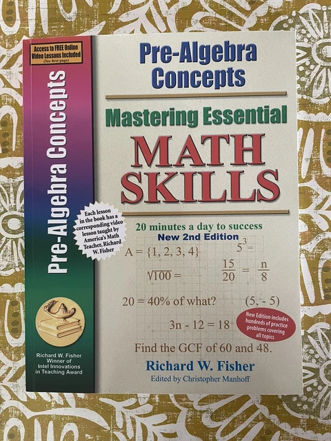 MASTERING ESSENTIAL MATH Skills Ser.: Pre-Algebra Concepts 2nd Edition ...